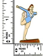 Women's Gymnastics Pin - Beam Queen -1953
