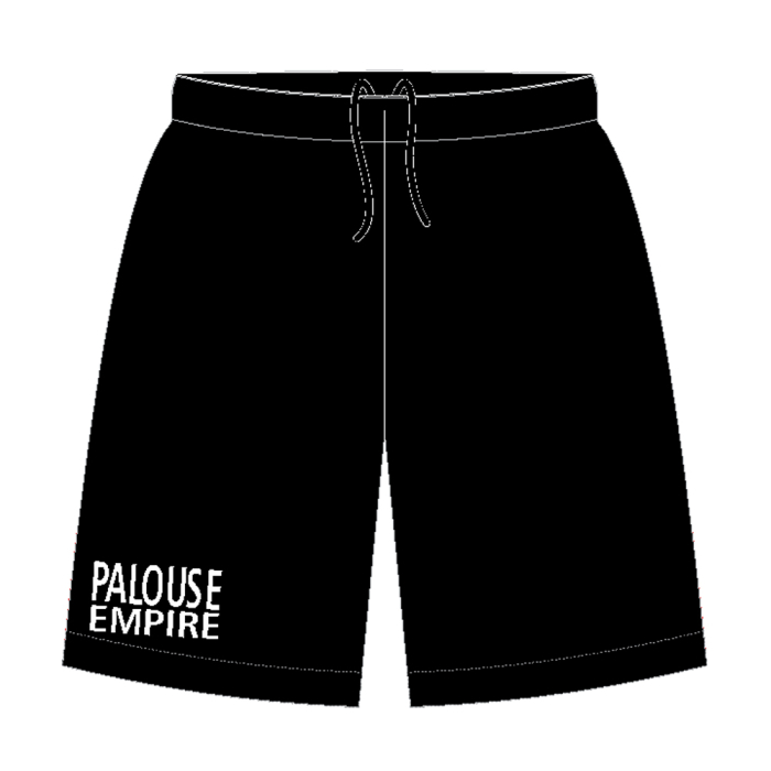 Palouse Empire Custom Men and Boy's Shorts - White Logo
