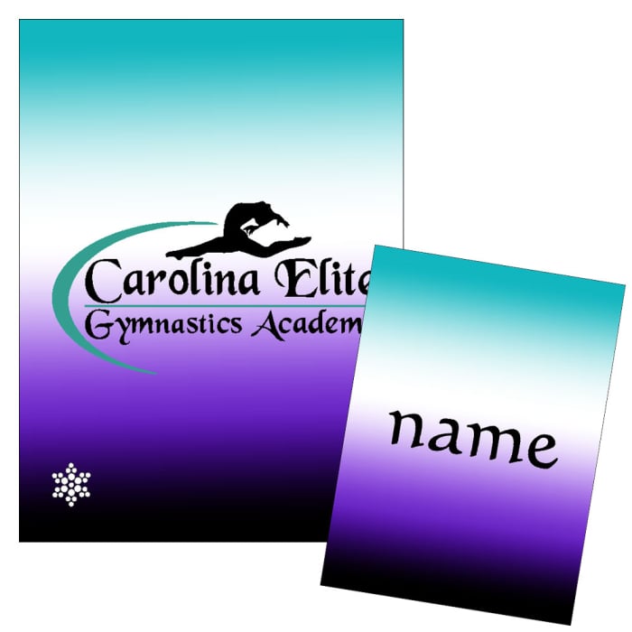 Carolina Elite Ombre Gymnastics Grip Bag with Name