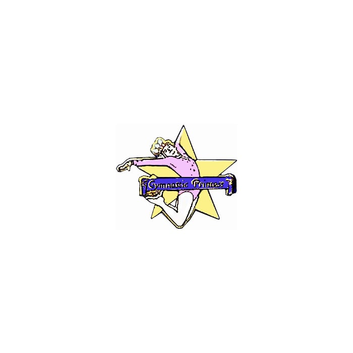 Girls Gymnastics Princess Pin - 1753