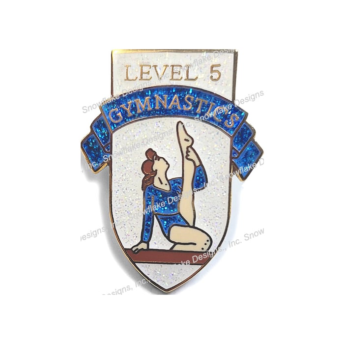 Gymnastics Pin-Level 5 Girls - 1105