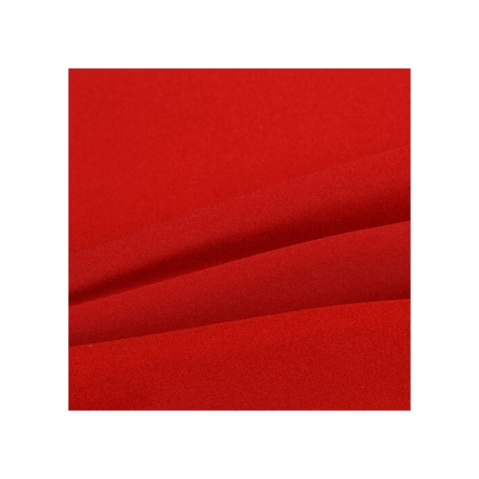 Red Shiny Nylon Lycra Fabric Swatch