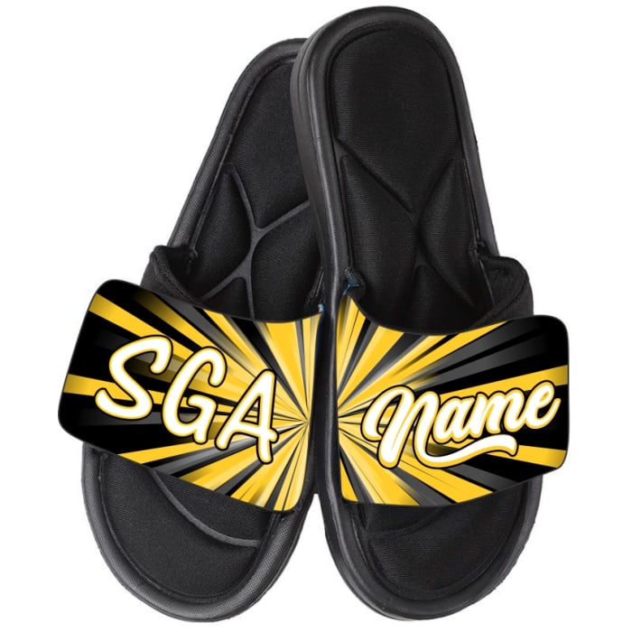 Sunny Side Custom Gymnastics Sandals-Gymnastics Slide ons