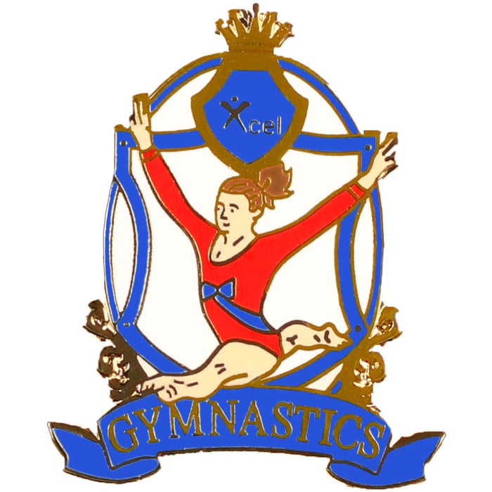 Xcel Womens Gymnastics Pin - 2000