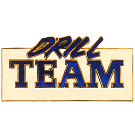 Drill Team Enamel Lapel Pin - #854