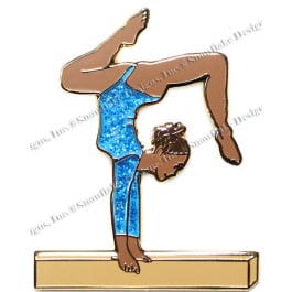 Women's Gymnastics Pin - Beam Queen -1953