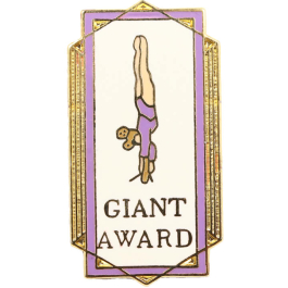Gymnastics Pin - Giant Award - 1183