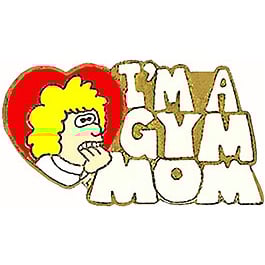 Gym Mom Gymnastics Pin for the Dedicated Gym Mom
