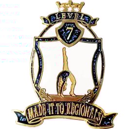 Made Regionals Girls Gymnastics Pin Level 7 #1944