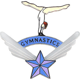 Nautical Star Gymnastics Pin for Girls - 1526