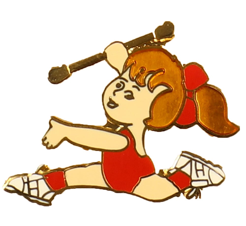 Baton Twirler Cartoon