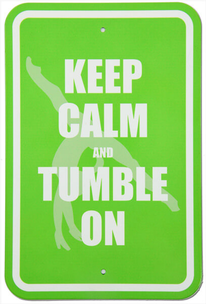 Keep Calm And Tumble On Pink