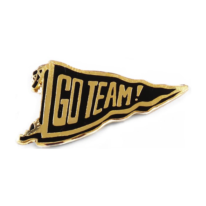 Go Team! Flag Cheer Pin - 1650